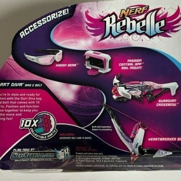 Nerf | Toys | Nerf Rebelle Dart Diva Bag Belt X2 Pack Bundle Set Sealed ...